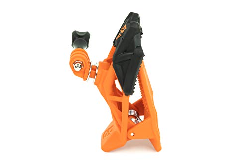 Dango Design Gripper Mount - Universal Clamp Mount for Action Cameras, Use as a Mount on Motorcycle, Powersports Helmets & More - Action Orange