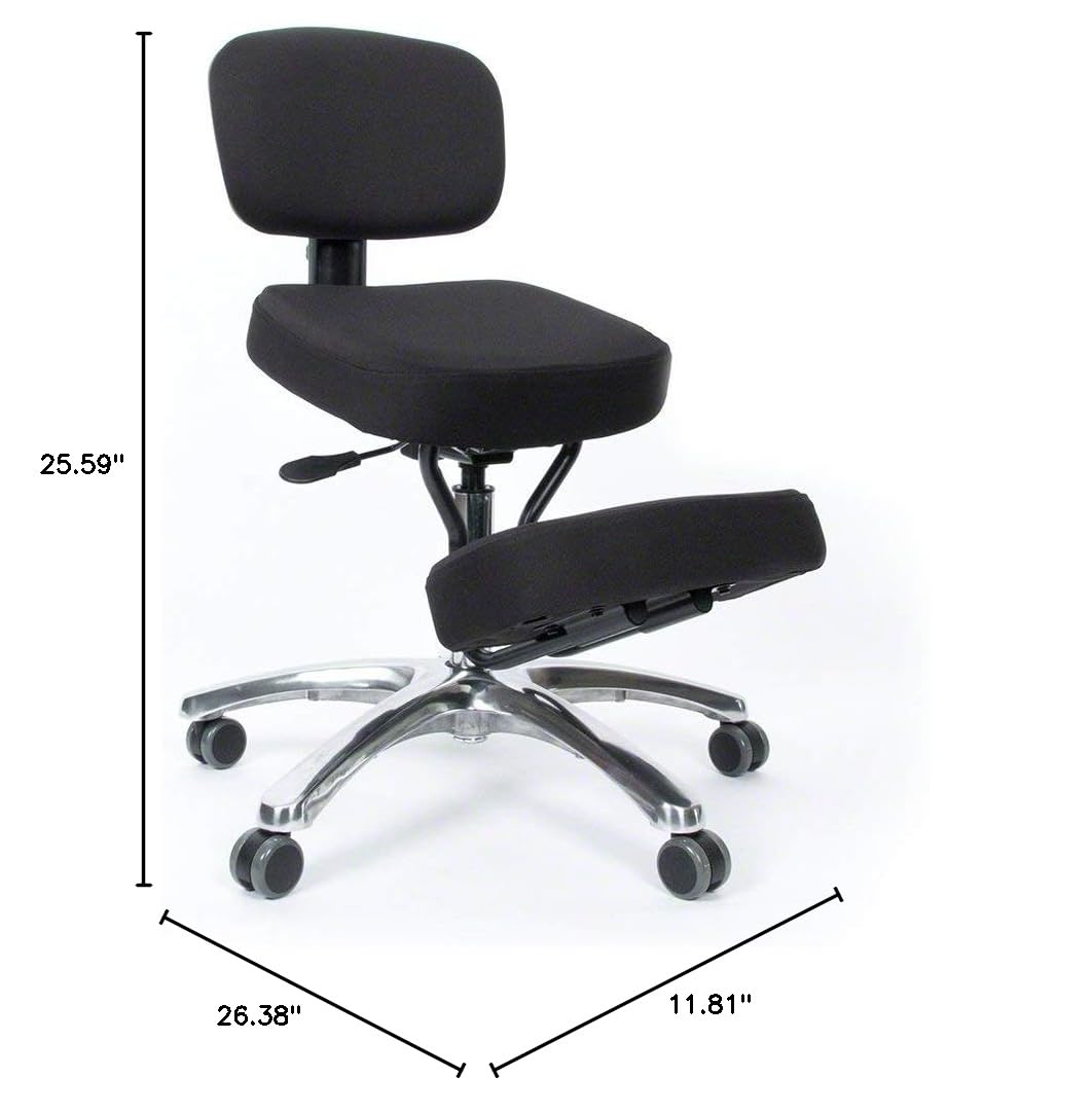 BetterPosture Jazzy Kneeling Chair – Multifunctional Ergonomic Posture Kneeling Chair Helps Reduce Back and Neck Strain