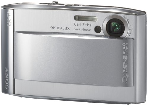 Sony Cybershot DSCT5 5.1MP Digital Camera with 3x Optical Zoom (Silver)