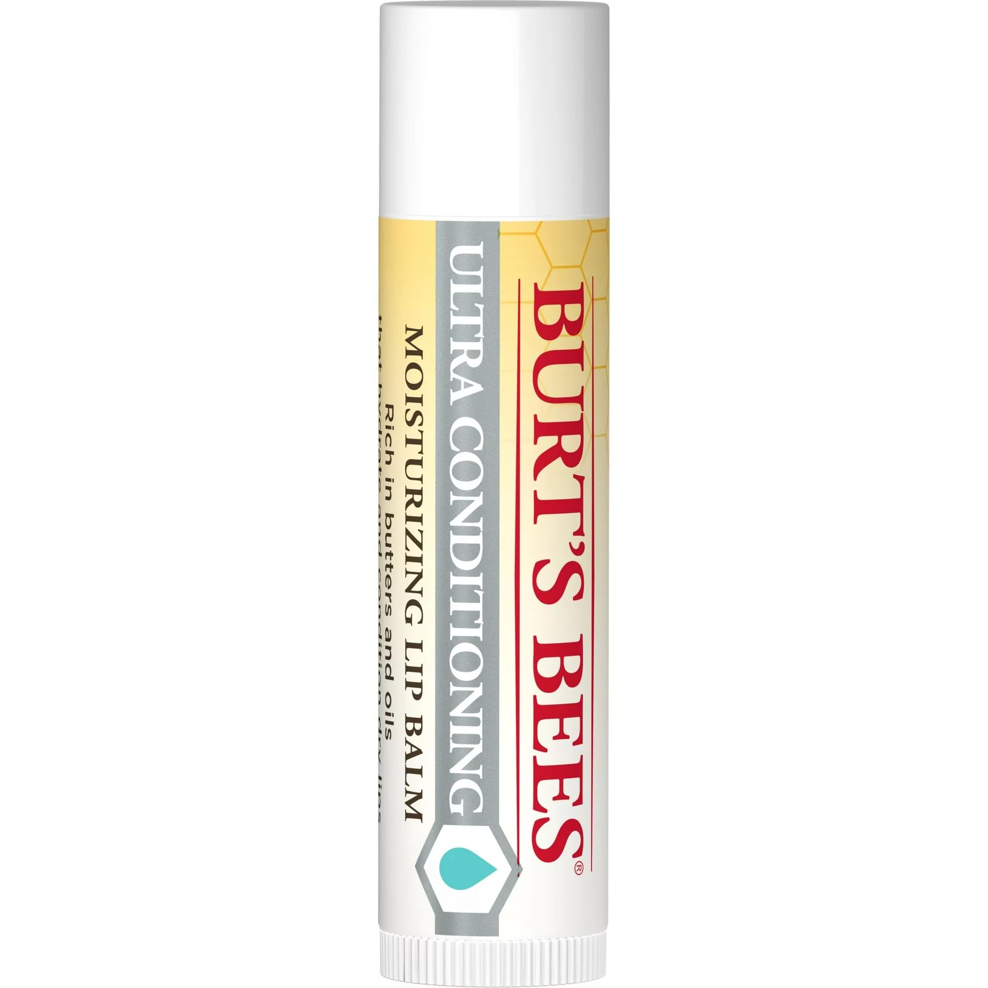 Burt's Bees Lip Balm, Ultra Conditioning with Kokum Butter, 0.15 oz (Pack of 6)