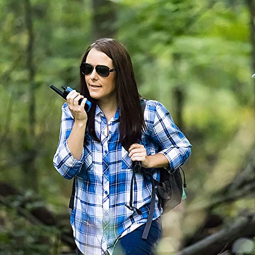 Motorola T800 Talkabout Two-Way Radios - Black/Blue (4 Pack)