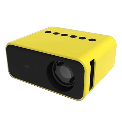 Mini Projector, Portable Projector for Cartoon, Kids, Outdoor Movie Projector, LED Pico Video Projector for Home Theater Movie Projector with HDMI USB Interfaces and Remote Control