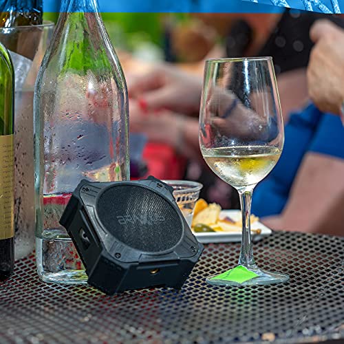 Braxus Solar Bluetooth Speaker, Golf Cart Bluetooth Portable Speaker, TWS, 5w, 30+ Hours Playtime/Outdoor Portable Speaker Solar Charger IPX6 Waterproof Bluetooth Speaker