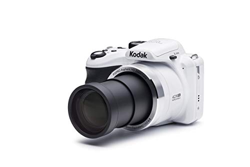 Kodak PIXPRO Astro Zoom AZ421-WH 16MP Digital Camera with 42X Optical Zoom and 3" LCD Screen (White) (Renewed)