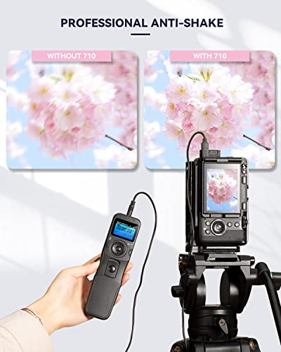 Digital Timer Remote Shutter Release Trigger Intervalometer for Canon EOS Rebel T6 T7 80D 70D 60D 60Da 77D T7i T6i T6s SL2 SL1 T5 T3 T5i T4i T3i T2i EOS R M6 M5 Camerasā¦