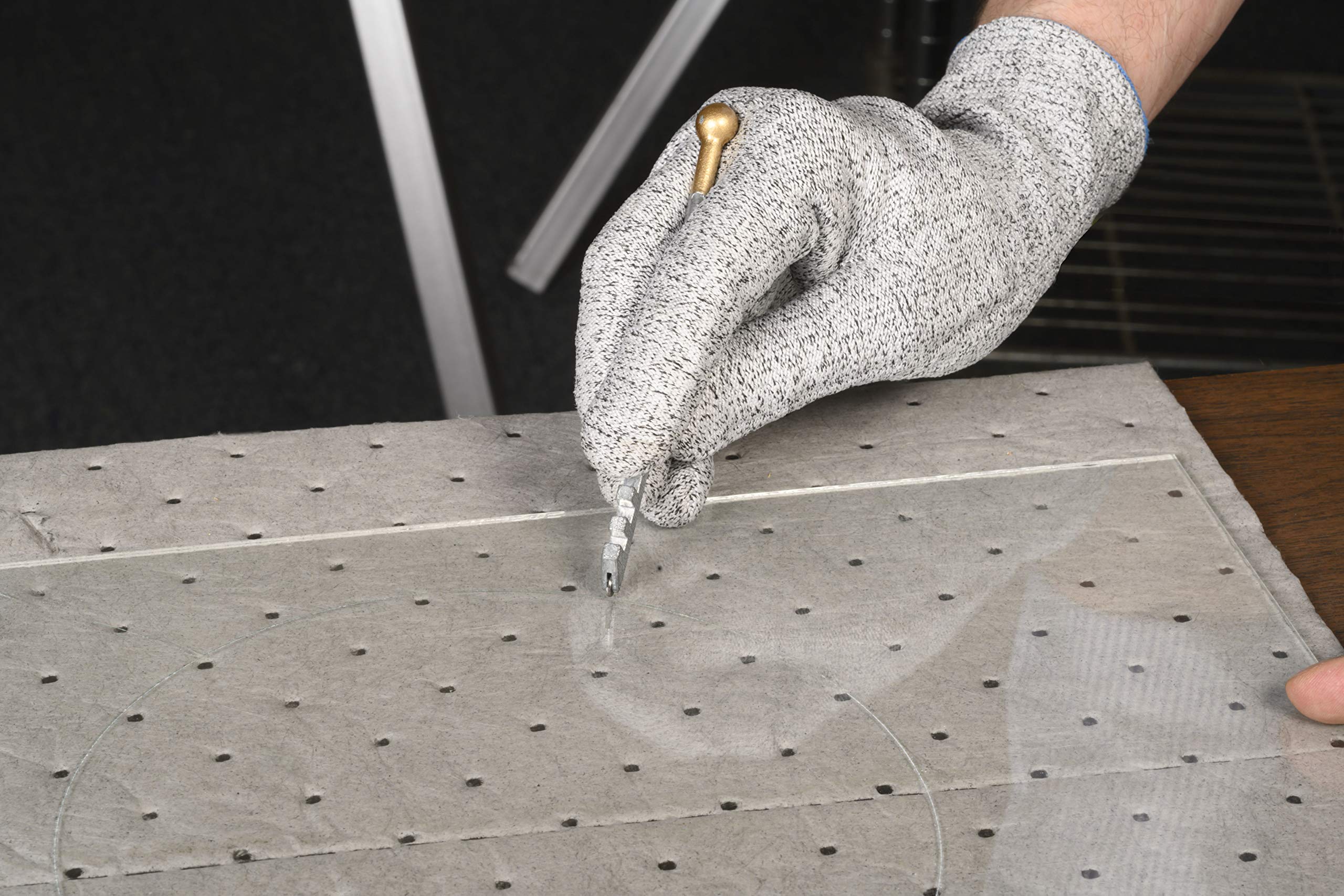Fletcher-Terry CircleMate II Glass Cutter, Circle and Straight Line Cutting Tool
