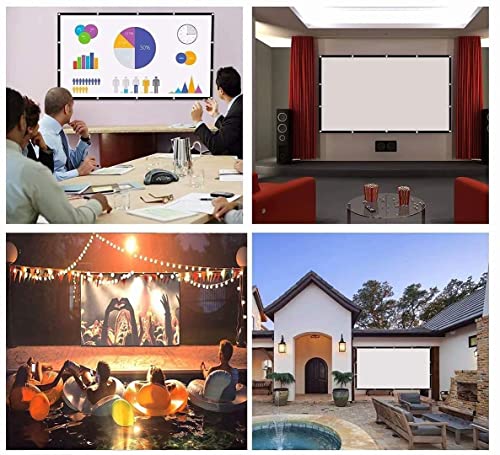 HD 1080P 4K Projector with WiFi and Bluetooth 2022 Upgraded 14000Lumen Outdoor Movie Projector 4P/4D Keystone Correction 50% Zoom Dolby PPT Projector 4K Compatible TV Stick iOS & Android Smartphone