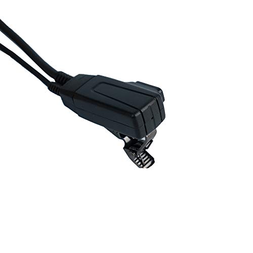 Klykon Motorola Xpr 6550 Earpiece, D Shape Surveillance Ear Piece Headset with Ptt Mic for Motorola 2 Way Radio Walkie Talkie XPR7550 XPR6350 XPR7350 7550e 7580e