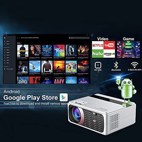 CXDTBH 1080P Projector Full Mini Projector USB Mirroring Video Projectors for Home Cinema Led Beamer