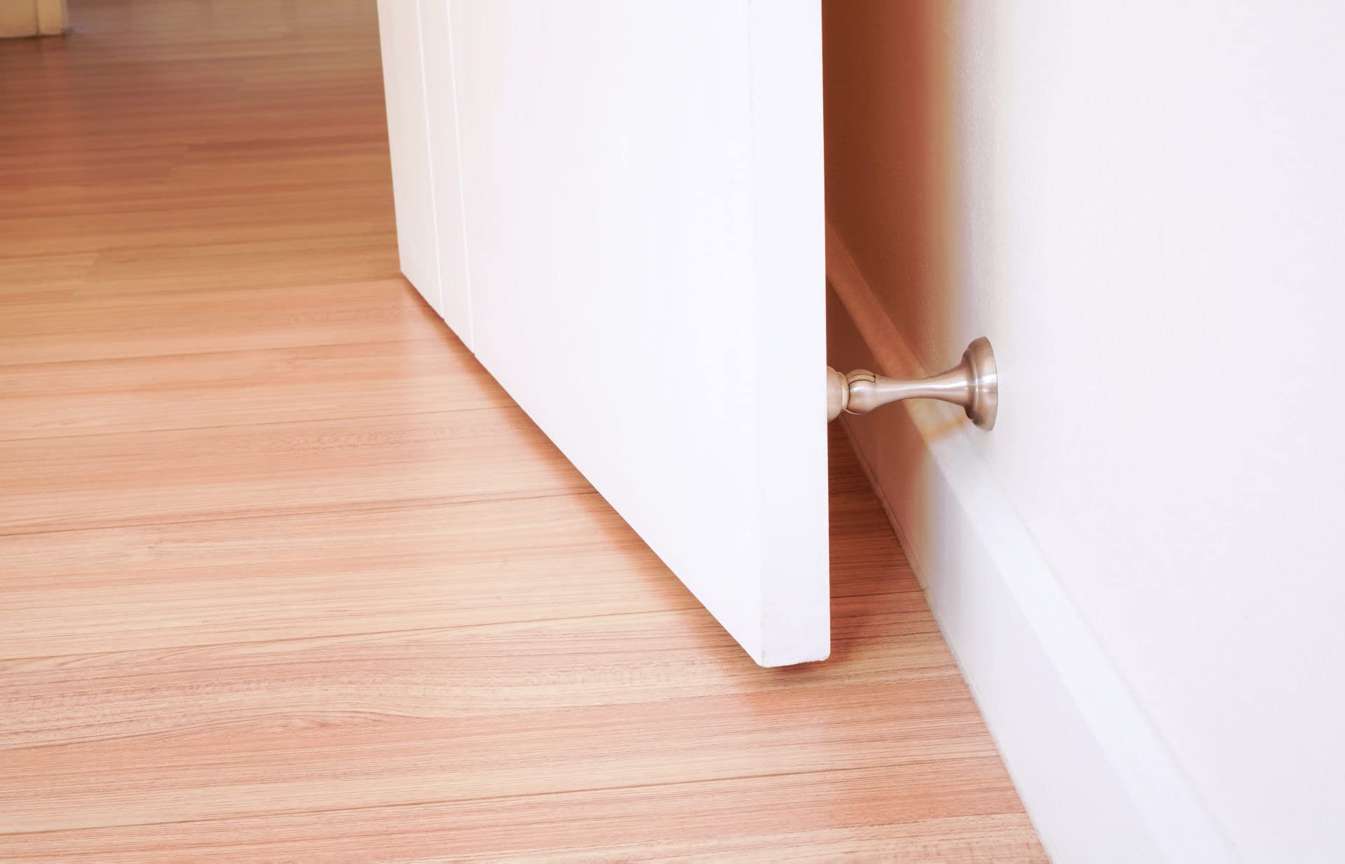 Richelieu Hardware 67NBR Onward 3-in (76.2 mm) Magnetic Door Stop, Brushed Nickel