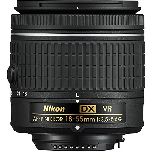 Nikon 18-55mm f/3.5-5.6G VR AF-P DX Zoom-Nikkor Lens - (Renewed)