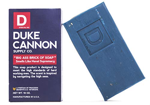 Duke Cannon Naval Supremacy Big Brick of Bar Soap for Men (Pack of 2)