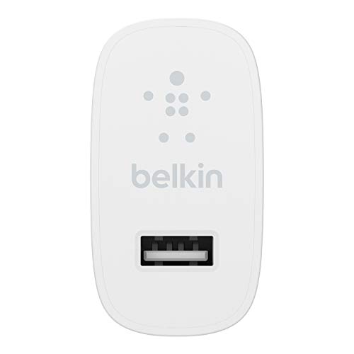 Belkin USB Charger 12W (USB Wall Charger for iPhone, iPad, AirPods, Samsung Galaxy, Google Pixel, More) iPhone Charger, Pixel Charger (WCA002dq)