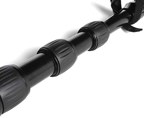 LyxPro Portable Mic Boom Pole Arm 5 Section Stretchable Padded Handheld Telescopic Aluminum Adjustable With Built In Internal XLR Cable Shotgun Zoom Microphones, Fish Pole extends 2.4’ - 9.25’ MPL-20