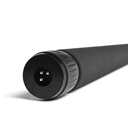 LyxPro Portable Mic Boom Pole Arm 5 Section Stretchable Padded Handheld Telescopic Aluminum Adjustable With Built In Internal XLR Cable Shotgun Zoom Microphones, Fish Pole extends 2.4’ - 9.25’ MPL-20