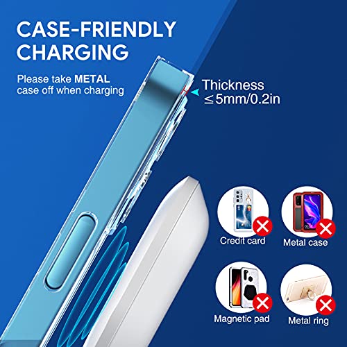 Wireless Charger, 3 in 1 Fast Charging Station for Apple Watch Series SE 8~2,AirPods,iPhone 14 13 12 11 Pro/X/Xr/Xs/8 Plus(with QC3.0 Adapter)