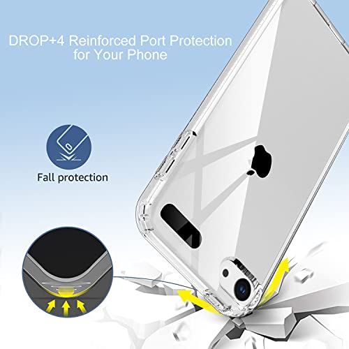 ANNSD for iPod Touch 7th Generation Case, iPod Touch 6th / 5th Case,Slim Flexible TPU Cover Hybrid Impact Full Body Protective Case Cover for Apple iPod Touch 7th/6th/5th Case for Kid (Clear)
