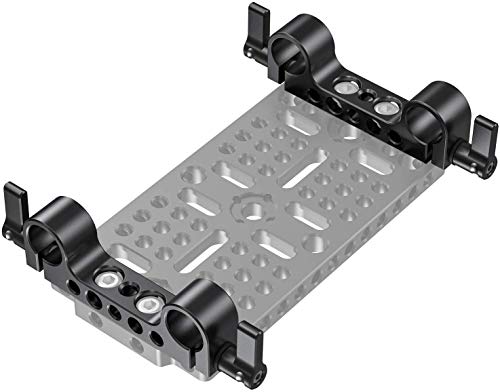 SMALLRIG Super Lightweight 15mm Railblock with 1/4"-20 Thread for RED and Other 15mm DSLR Camera Rig - 942