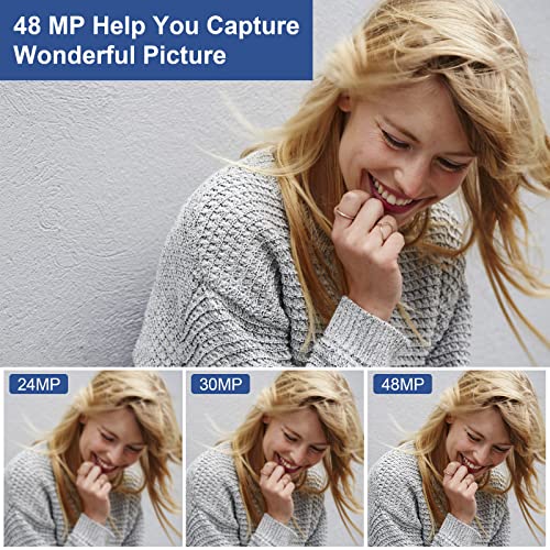 4K Digital Camera - 48MP Camera with 32GB SD Card,4K Rechargeable Electronic Mini Camera for Students, Teens, Kids