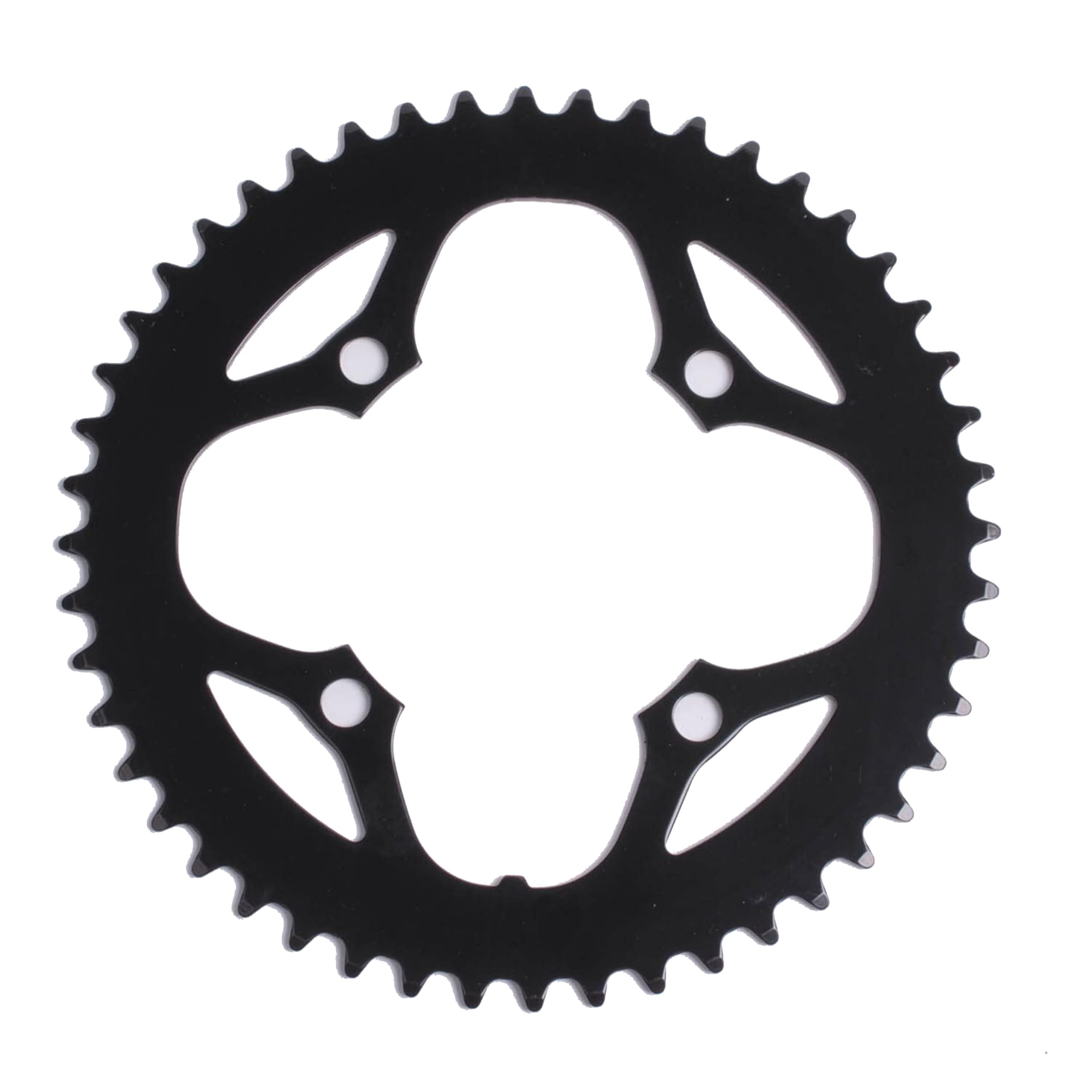 PROWHEEL Universal Bike Round Chainring,104mm BCD 42T/44T/46T/48T Steel Single Bike Chainring for 6 to 12 Speed MTB,E-Bike,Folding Bike,Road Bike,City Bike,BMX,Fat Bike,Cargo