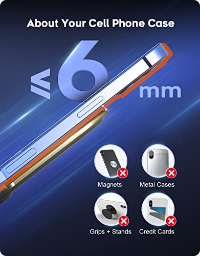 Wireless Charger, 15W Fast Wireless Charging, Ultra-Thin Aluminum Alloy Cell Phone Stand, Compatible with iPhone 14/13/12/11/X/8 Series, Samsung, Motorola, Huawei, OnePlus, Pixel, Qi Certified Device