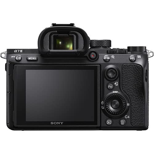 Sony a7 III Mirrorless Camera Bundle - ILCE7M3/B with FE 50mm f/1.8 Lens + Prime Accessory Package Including 128GB Memory, TTL Flash, Extra Battery, Software Package, Auxiliary Lenses & More