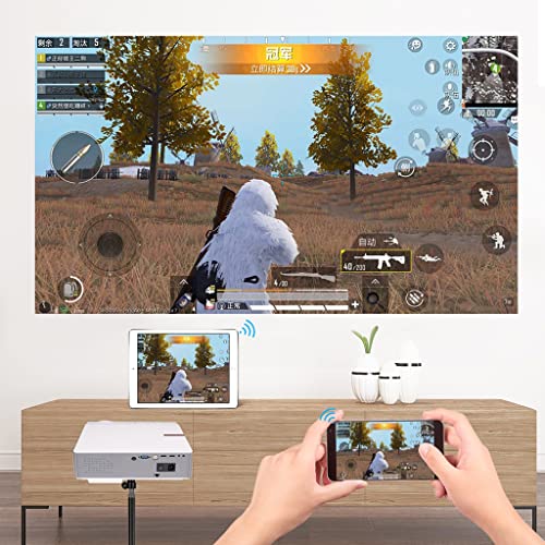 CXDTBH Full 1080p Projector Td96 Td96w Android Led Proyector Native 1920 X 1080p 3D Home Theater Smart Phone Beamer ( Color : D )