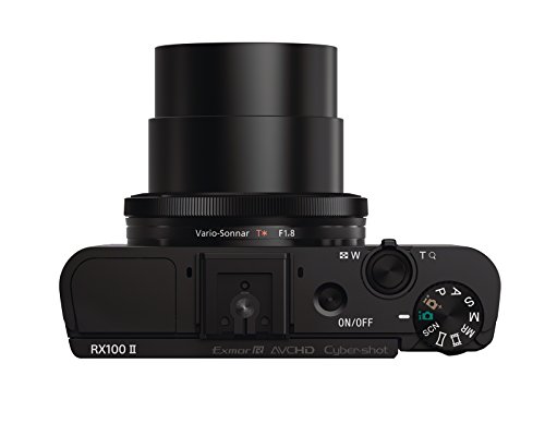 Sony RX100 II 20.2 MP Premium Compact Digital Camera w/ 1-inch Sensor, MI (Multi-Interface) Shoe and tilt LCD Screen (DSCRX100M2/B)