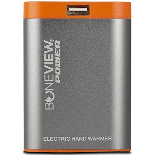BoneView Electric Hand Warmer Emergency Power Bank with Flashlight - Portable Rechargeable 9900-mAh Battery Pack, Fast Heating Over 8 Hr, Hunting, Fishing, Survival, Camping Gadgets for Men & Women