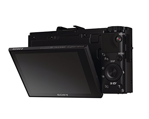 Sony RX100 II 20.2 MP Premium Compact Digital Camera w/ 1-inch Sensor, MI (Multi-Interface) Shoe and tilt LCD Screen (DSCRX100M2/B)