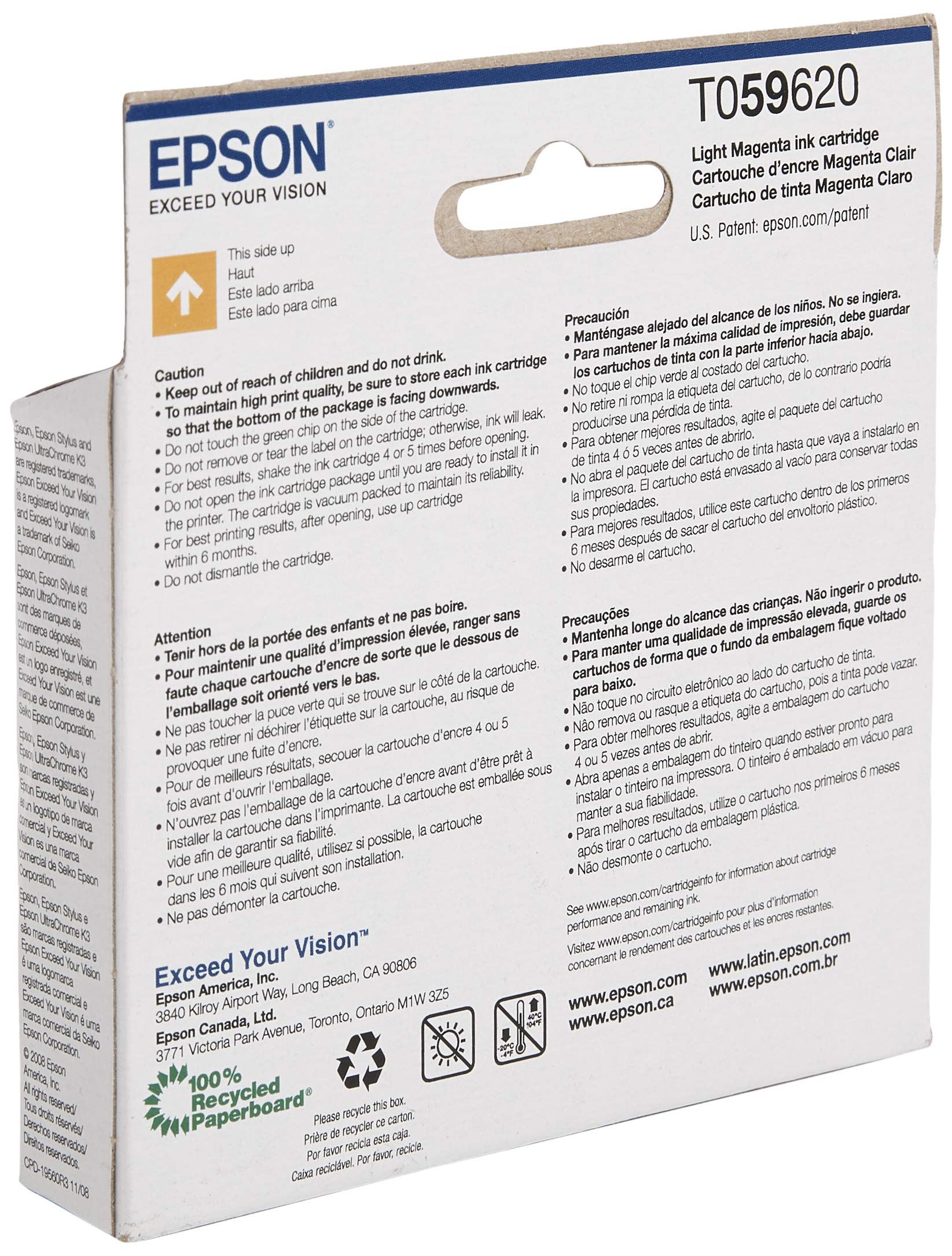 Epson UltraChrome K3 -Inkjet -Cartridge Light Magenta T059620