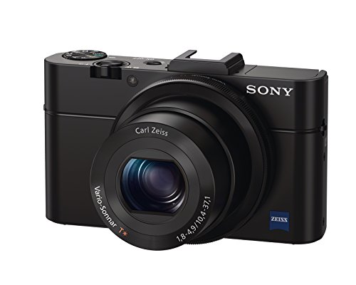 Sony RX100 II 20.2 MP Premium Compact Digital Camera w/ 1-inch Sensor, MI (Multi-Interface) Shoe and tilt LCD Screen (DSCRX100M2/B)