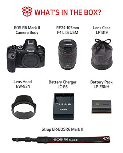 Canon EOS R6 Mark II RF24-105mm F4 L is USM KIT
