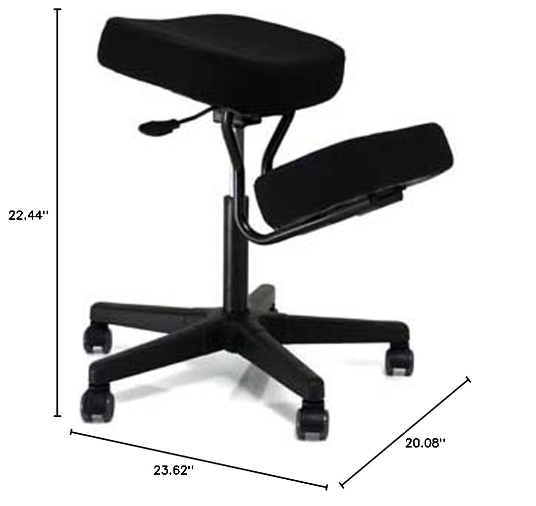 Solace Plus kneeling chair Jobri BetterPosture with Memory Foam to Improve Posture, Relieve Neck and Back Pain