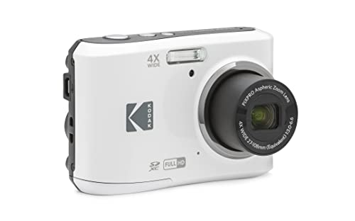 Kodak PIXPRO FZ45 Digital Camera + 32GB Memory Card + Point and Shoot Camera Case + Extendable Monopod + Lens Cleaning Pen + LCD Screen Protectors + Table Top Tripod β Ultimate Bundle (White)