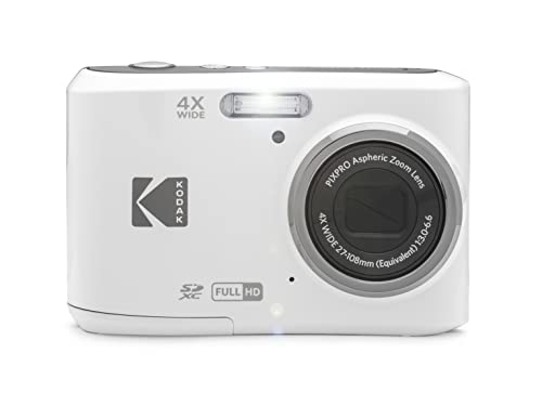 Kodak PIXPRO FZ45 Digital Camera + 32GB Memory Card + Point and Shoot Camera Case + Extendable Monopod + Lens Cleaning Pen + LCD Screen Protectors + Table Top Tripod β Ultimate Bundle (White)