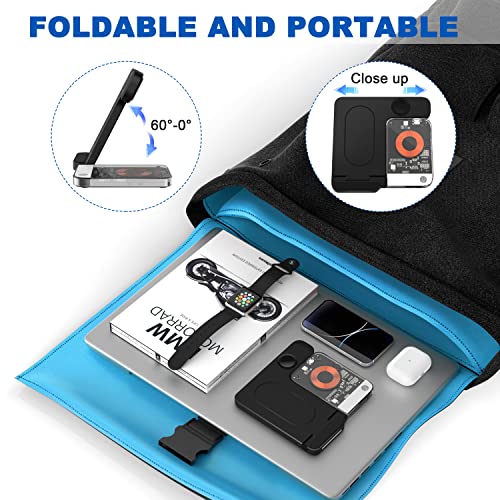 ๐ฎ๐ฌ๐ฎ๐ฏ ๐ก๐ฒ๐ Wireless Charger 3 in 1,Wireless Charging Station, Fast Charger Stand for Multiple Devices Apple iPhone 14/13/12/11/Pro/Max/XS/XR/X/8/Plus, for iWatch 7/6/5/4/3/2/SE, AirPods 3/2/Pro