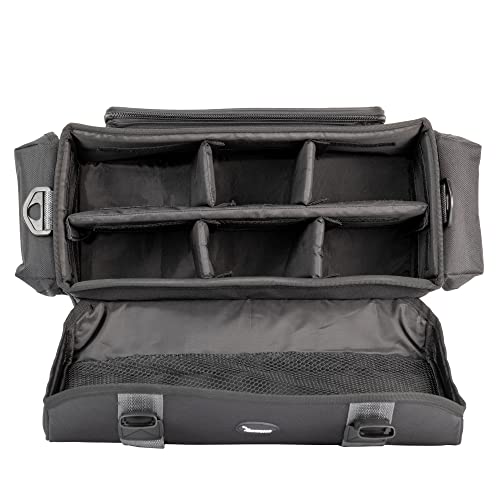 Ultimaxx Large Water Resistant Gadget Bag with Dual Buckles & Pockets for Sony,Nikon, Canon, Olympus, Pentax, Panasonic, Samsung & Many More SLR Cameras & Camcorders