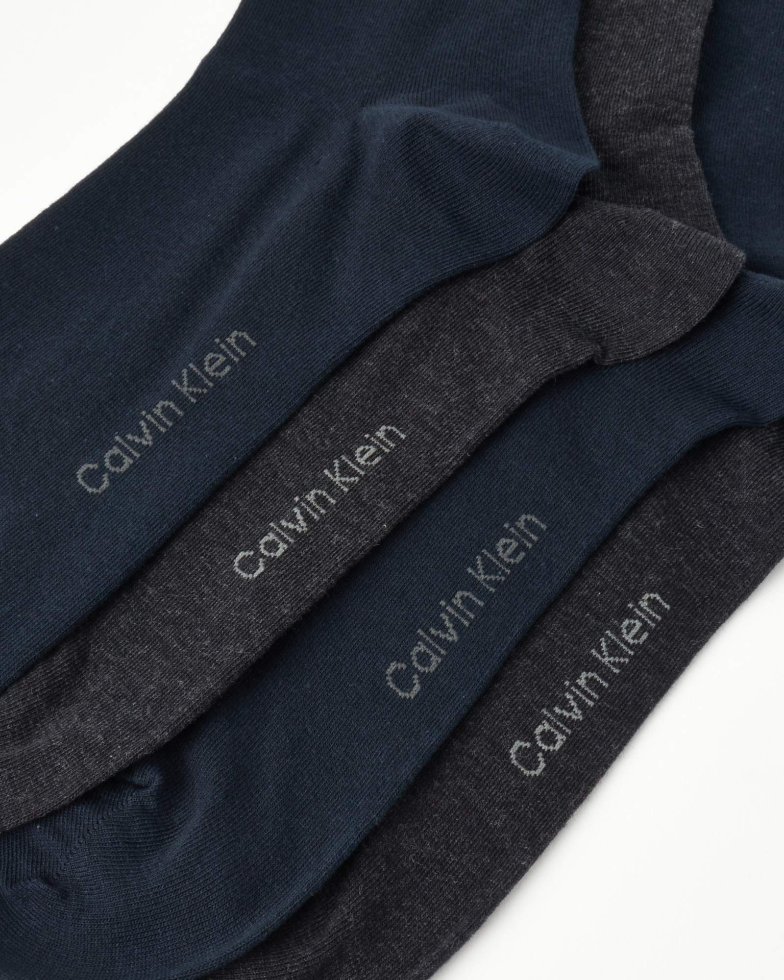 Calvin Klein Men's Dress Socks - 8 Pack Breathable Cotton Mid Crew Socks - Casual Long Work Socks for Men (Sizes 7-12), Size 7-12, Greynavy