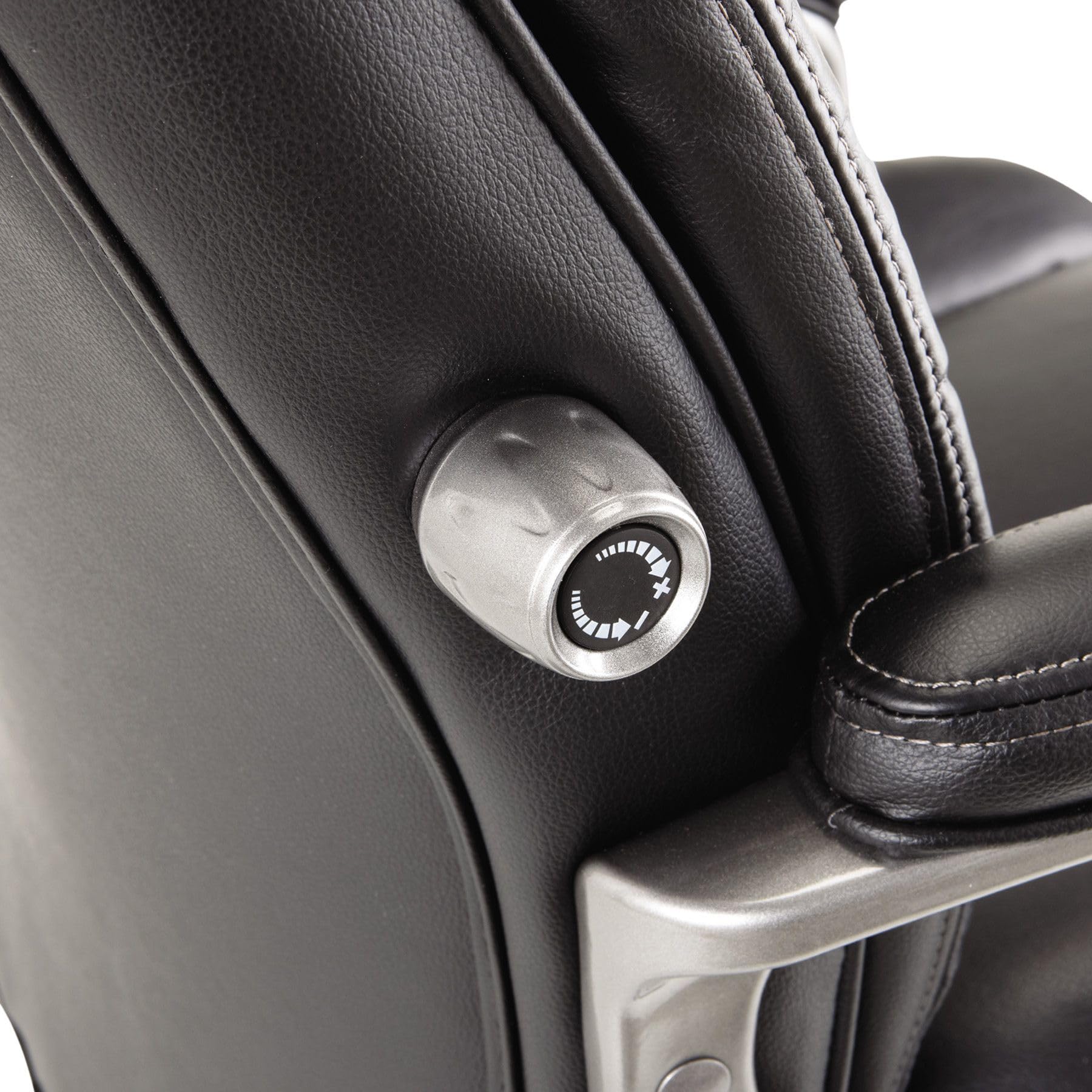 Alera ALEVN4119 Alera Veon Series Executive Highback Leather Chair, Coil Spring Cushioning,black
