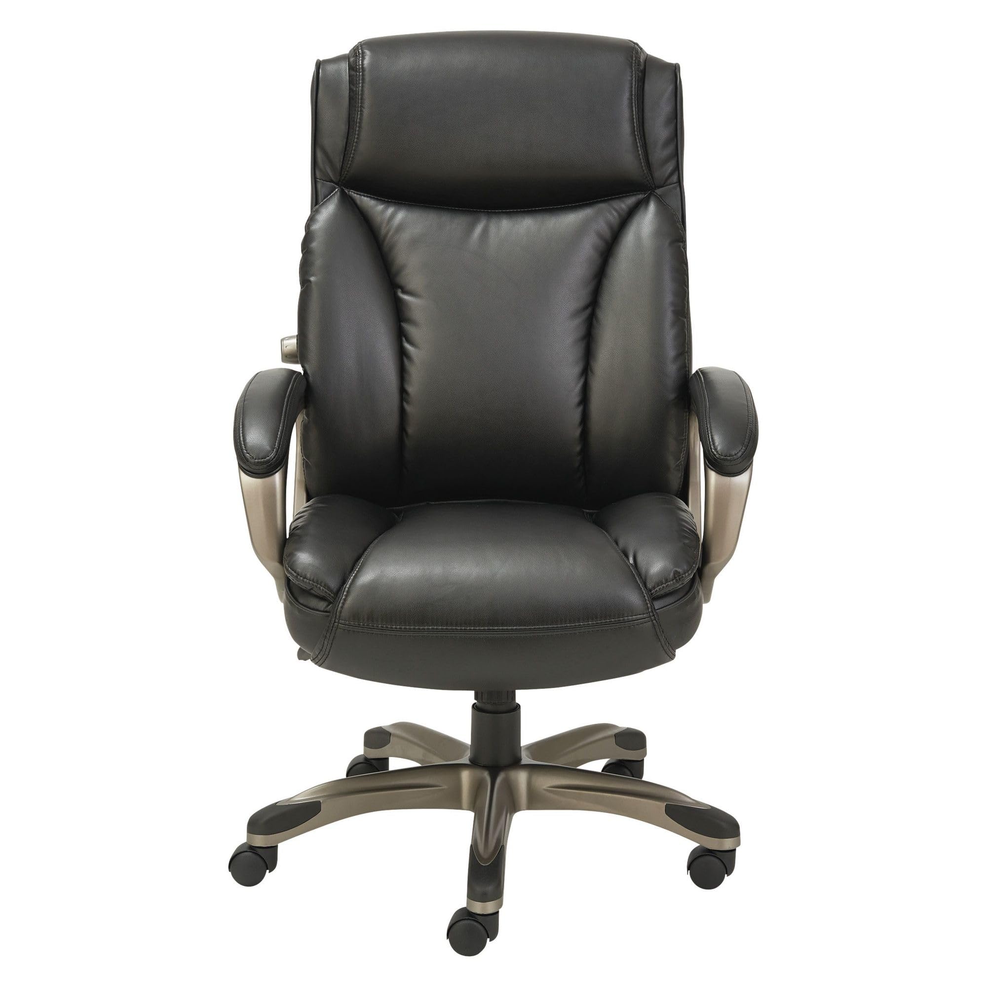 Alera ALEVN4119 Alera Veon Series Executive Highback Leather Chair, Coil Spring Cushioning,black