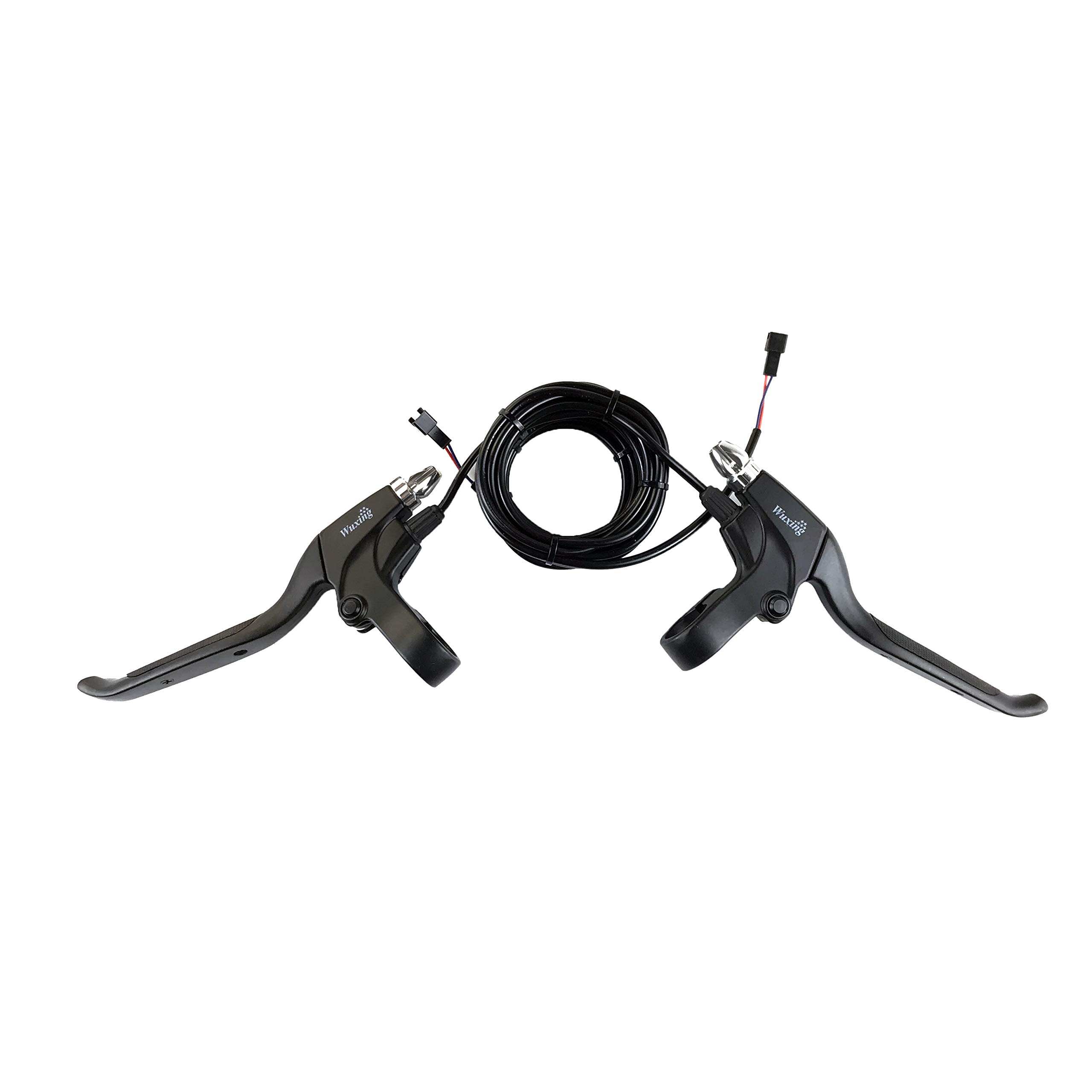 Ebike WUXING 115PDD E Brake Lever Electric Bicycle E-Scooter Bicycle Cut Off Power Brake 2 Pin SM Connector for MTB Road Bike Conversion Kit