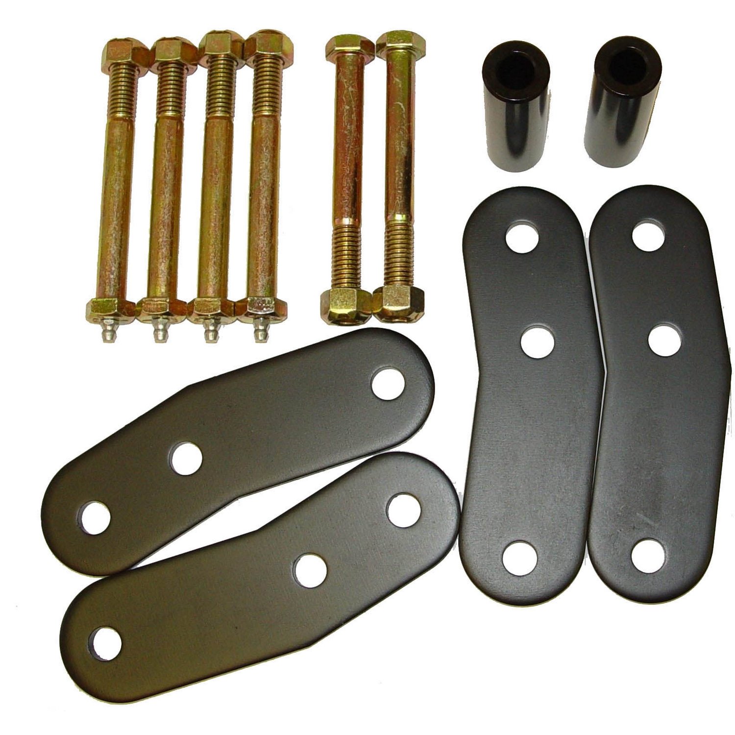 Rugged Ridge 18265.18 Suspension Leaf Spring Shackle Kit, Rear, 1 Inch Lift, HD; 87-95 YJ