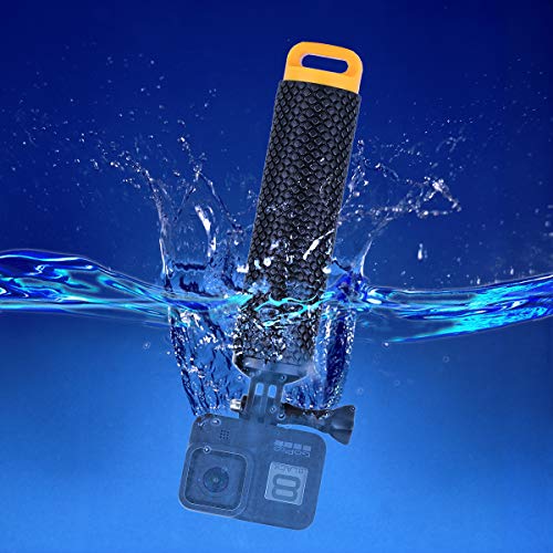 SOONSUN Waterproof Floating Hand Grip for GoPro Hero 11, 10, 9, 8, 7, 6, 5, 4, 3, 2, Hero Session, Fusion, Max, AKASO, SJCAM, DJI Osmo Action Camera Handler Handle Mount Accessories for Sports Camera
