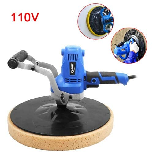 Plaster Wall Smoothing Polisher,Handheld Concrete Epoxy Electric Cement Mortar Trowel, 850W Plaster Wall Smoothing Polisher, Concrete Vibrator, Gypsum Mortar Cement Putty Trowel (US Stock)