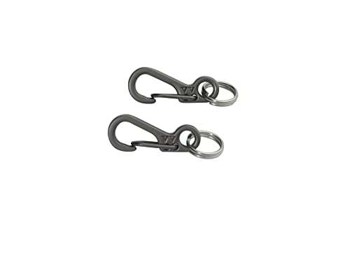 Vi Vante Camera Quick Release Set for Cameras w/Round Strap lugs Titanium Rings (Flat Gray)
