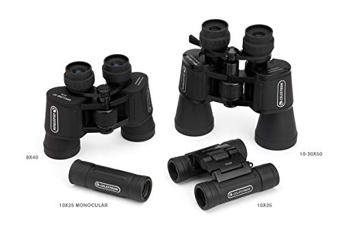 Celestron – UpClose G2 10x25 Binocular – Multi-coated Optics for Bird Watching, Wildlife, Scenery and Hunting – Roof Prism Binocular for Beginners – Includes Soft Carrying Case