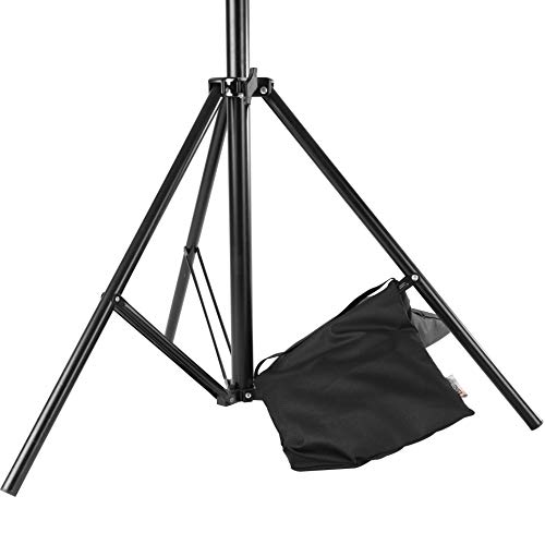 ESINGMILL Saddlebag Sand Bags for Photography Video Equipment, 2 Pack Super Heavy Duty Empty Sandbag Weight Bags for Photo Video Studio Stand, Light Stand Tripod and Jib Arm Mini Camera Crane