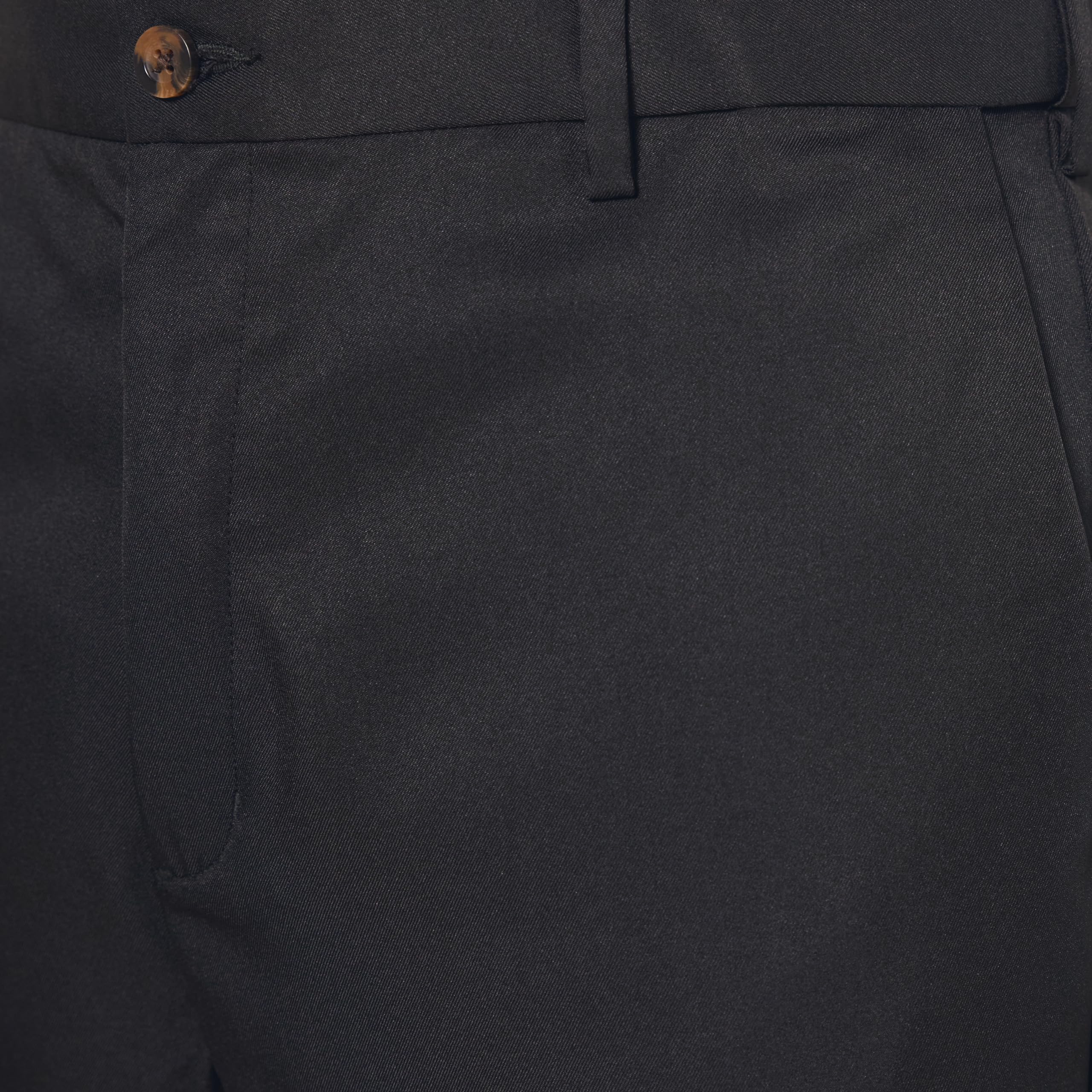 Amazon Essentials Men's Classic-Fit Expandable-Waist Flat-Front Dress Pant, Black, 42W x 30L