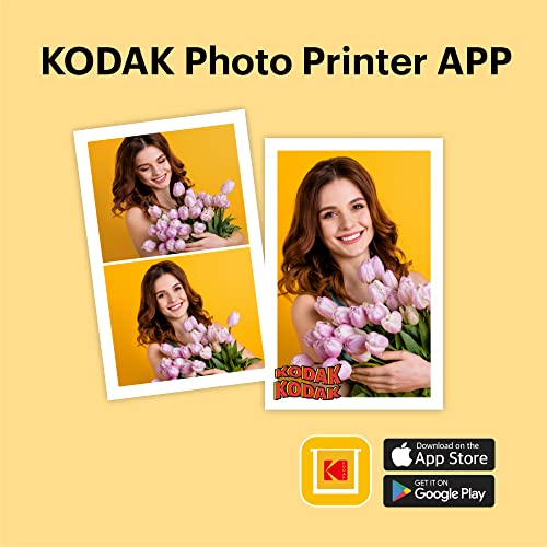 KODAK Dock Plus 4Pass Instant Photo Printer (4x6 inches) + 90 Sheets Gift Bundle